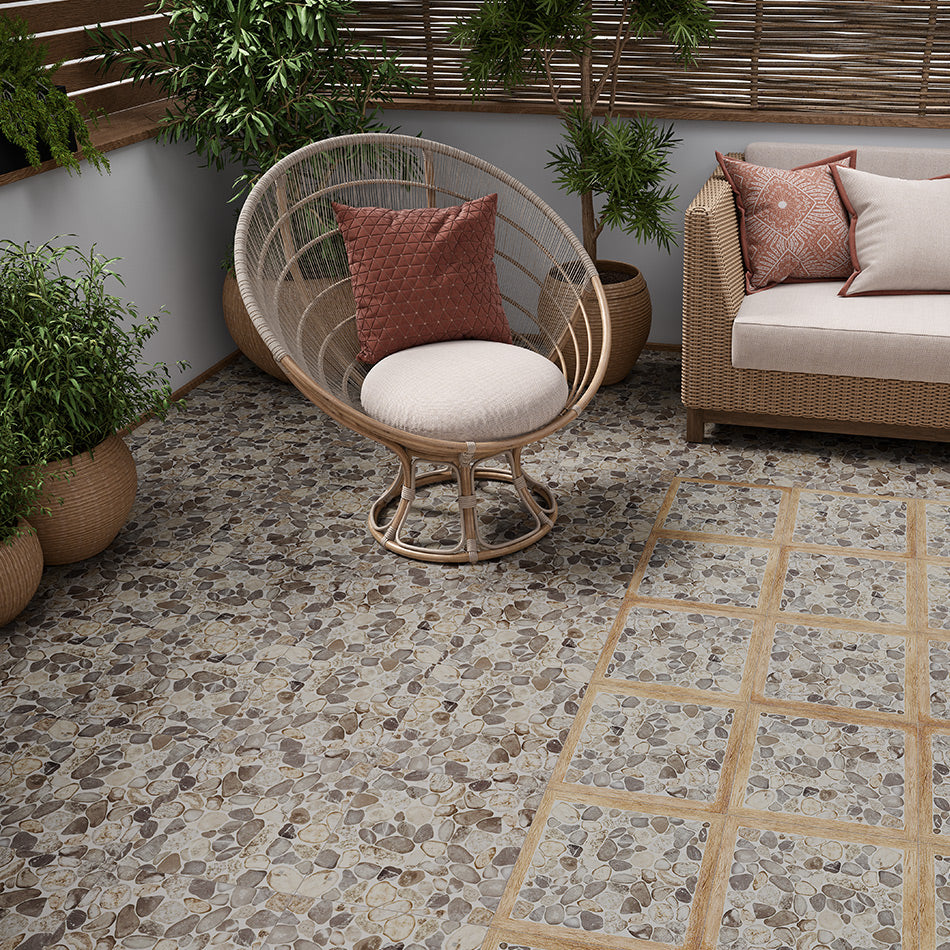 PISO LAMOSA STONE RIVER GRIS 44 CM X 44 CM de LAMOSA. Pisos, Azulejos ...