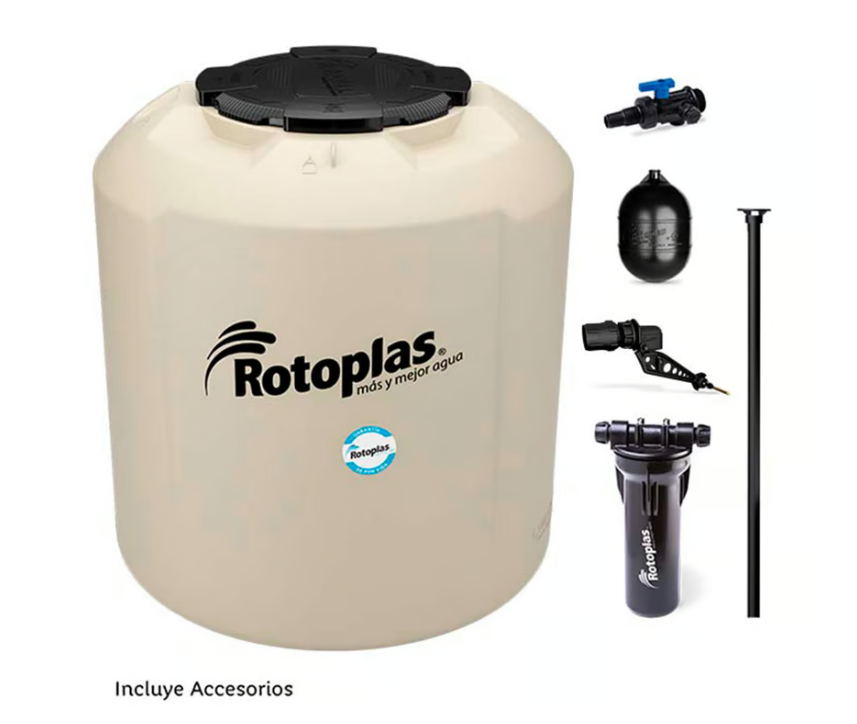 TINACO ROTOPLAS PLUS 1100 L EQUIPADO de ROTOPLAS. Pisos, Azulejos ...