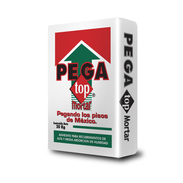 ADHESIVO PEGA TOP MORTAR BLANCO 20 KG. Pisos y azulejos en México ...